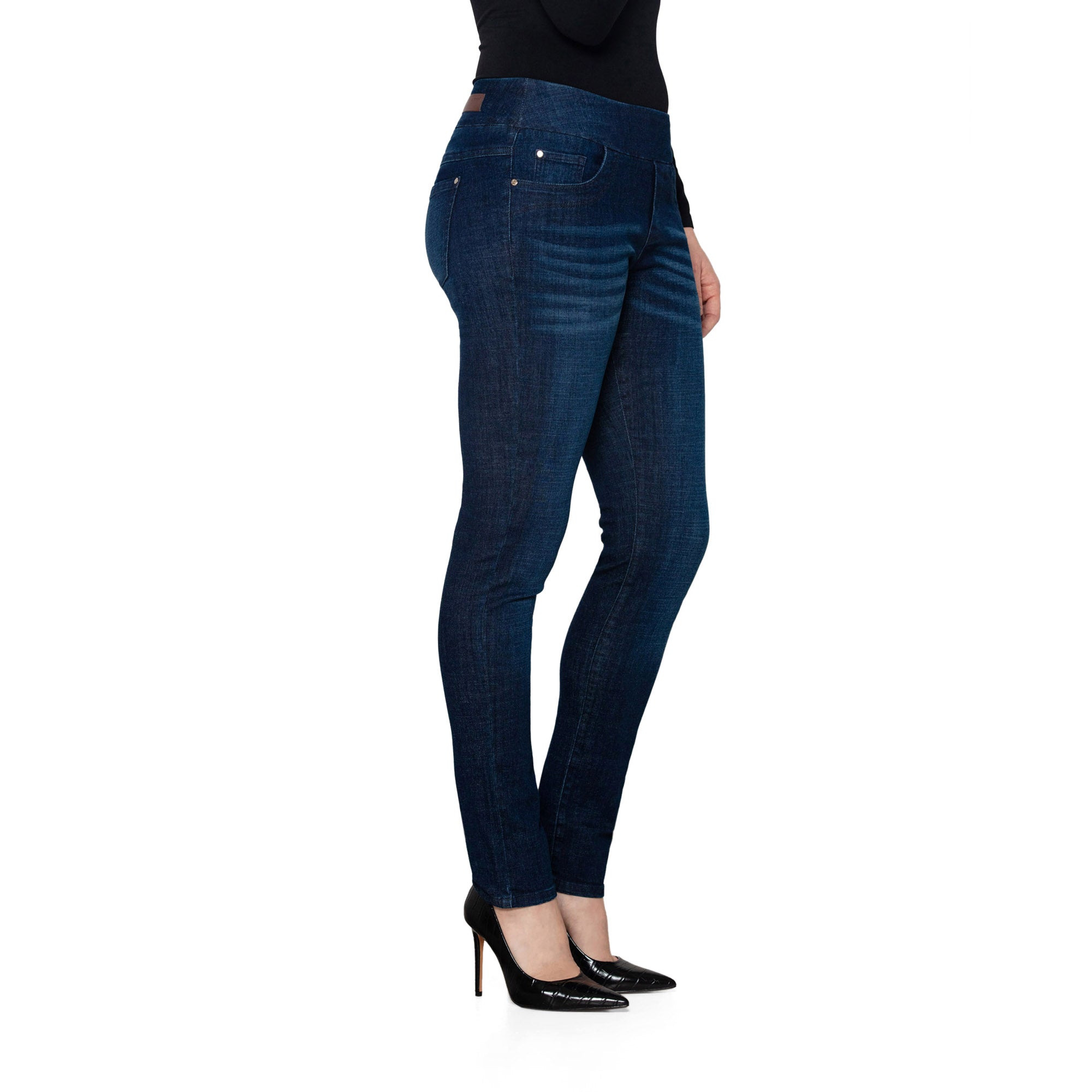 Bluberry Denim Pull-On Slim Leg Evangeline